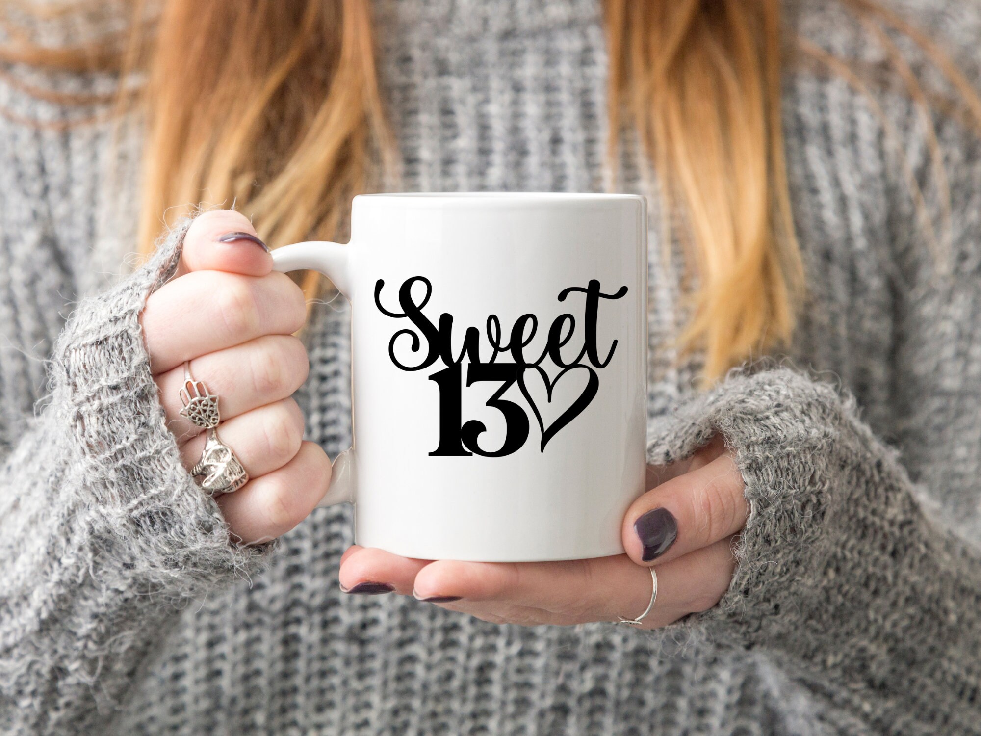 Sweet 13 SVG: Birthday Girl Cut File (digital Download) - Etsy