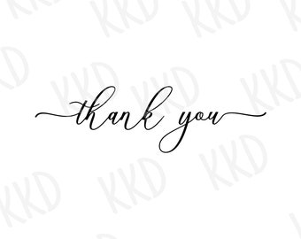 Thank You SVG, Thank You Sign, Floral, Wedding Thank You Svg, Thank You ...