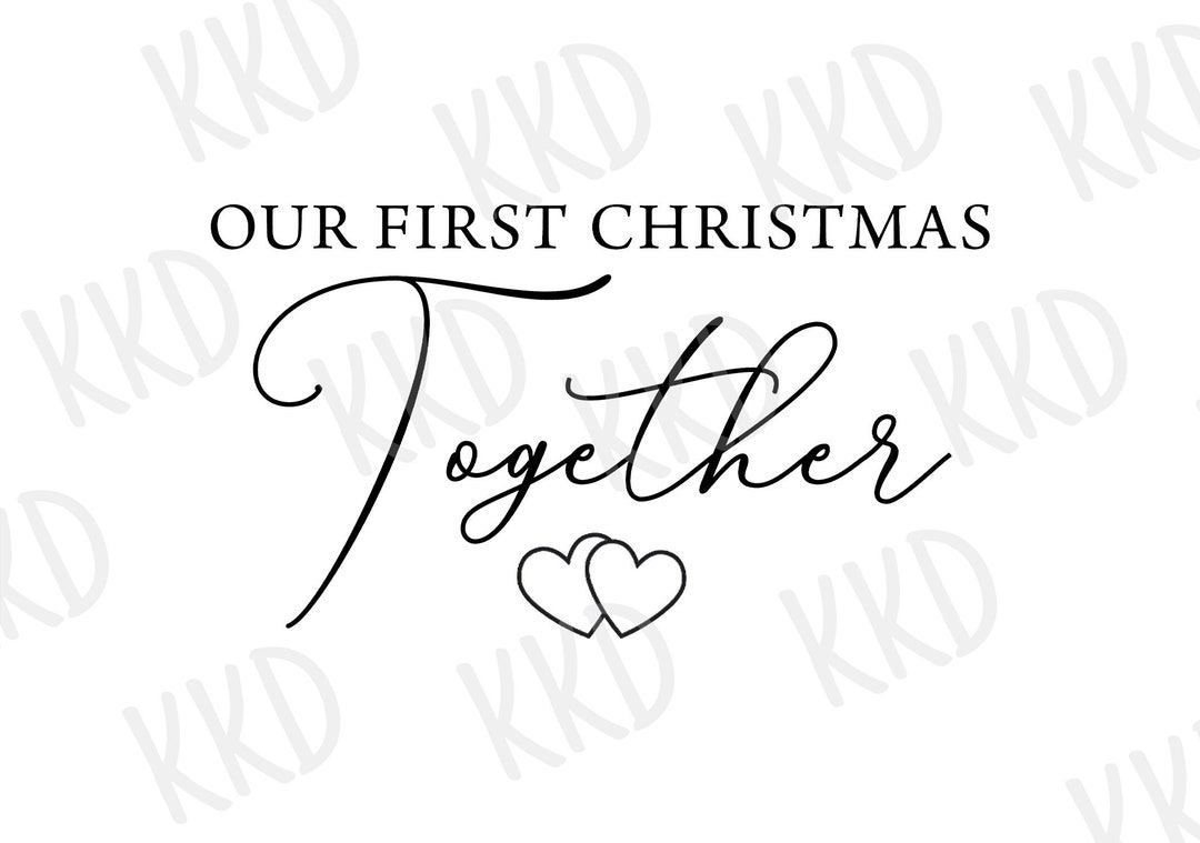 Our First Christmas Together Svg, Newlywed Svg, Christmas Ornament Svg ...
