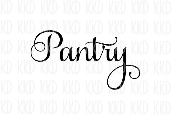 Pantry SVG Pantry Sign Kitchen SVG Home Decor Sign Cricut - Etsy