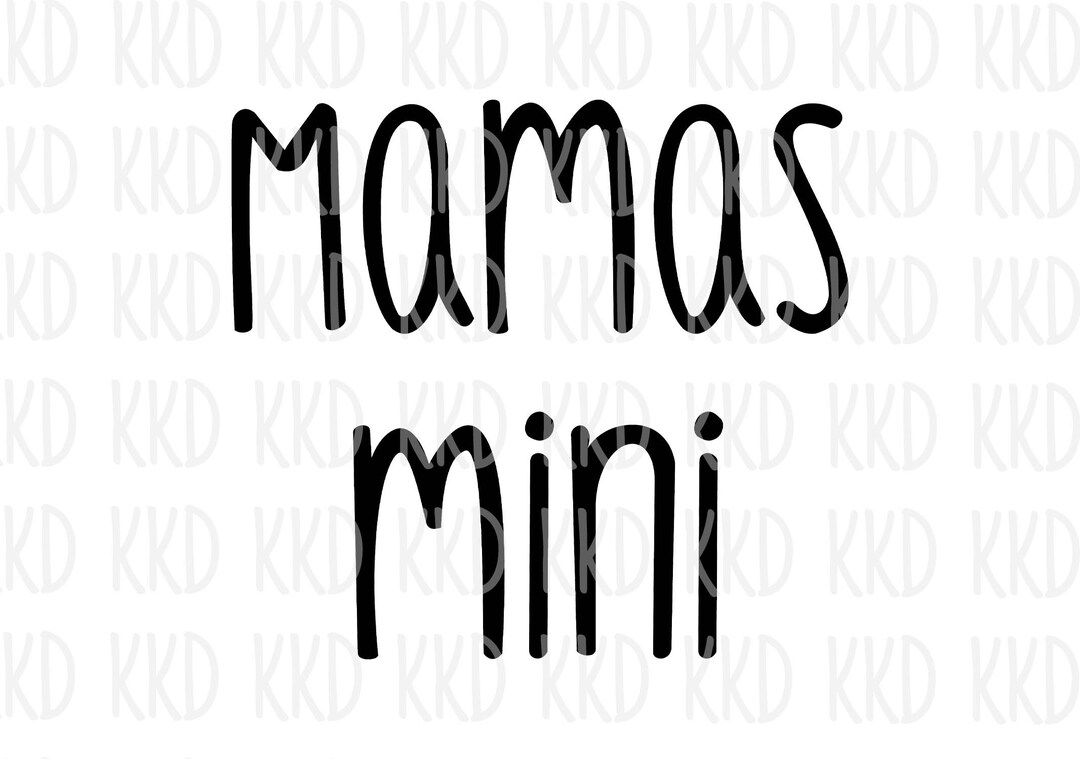 Mamas Mini SVG, Mama and Mini SVG, Mom and Daughter Matching SVG, Mommy ...