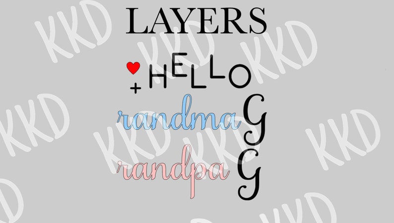 Hello Grandma and Grandpa SVG Grandma Grandpa Quote - Etsy