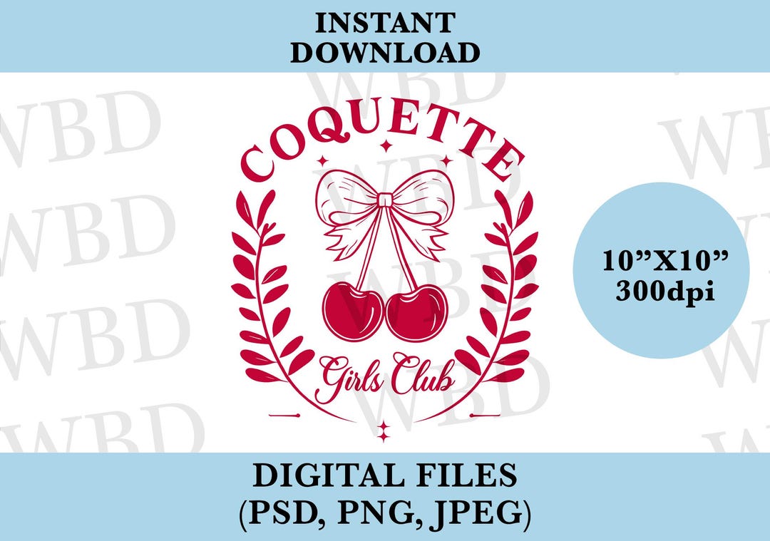 Coquette Girls Club Png, Girly Club Design, Feminine Aesthetic Art ...