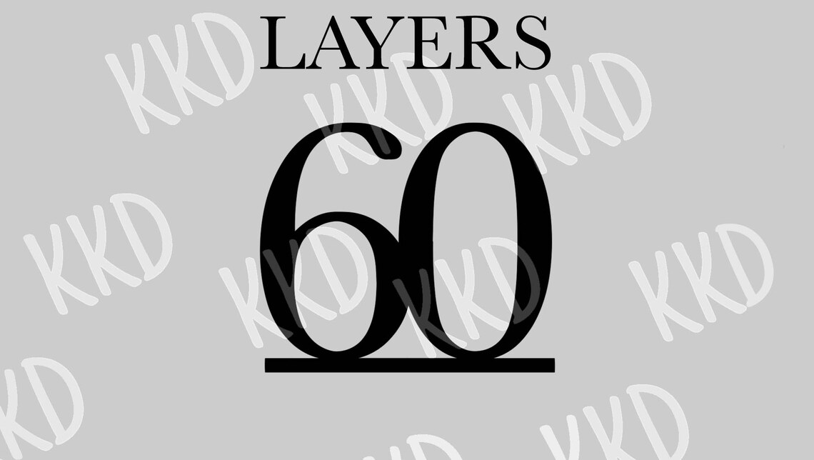 60 SVG 60th Birthday Sign SVG 60 Sign SVG 60 Cake Topper - Etsy