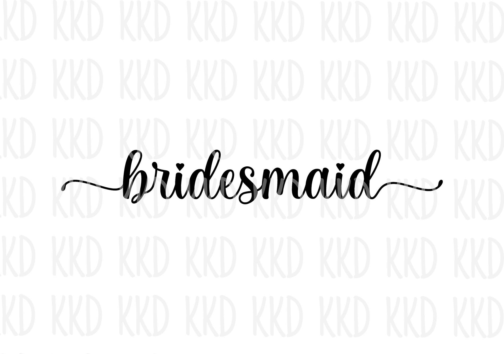 Bridesmaid Font