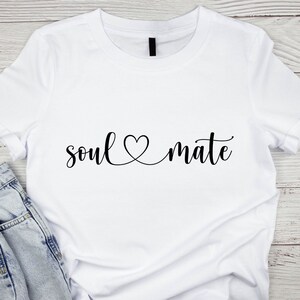 Soul Mate SVG Romantic Couple Quote Design: Cricut Silhouette Cut File ...