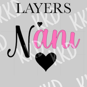 Nani SVG, Nani Quote, Cricut Silhouette Cameo Cut Files, Digital ...