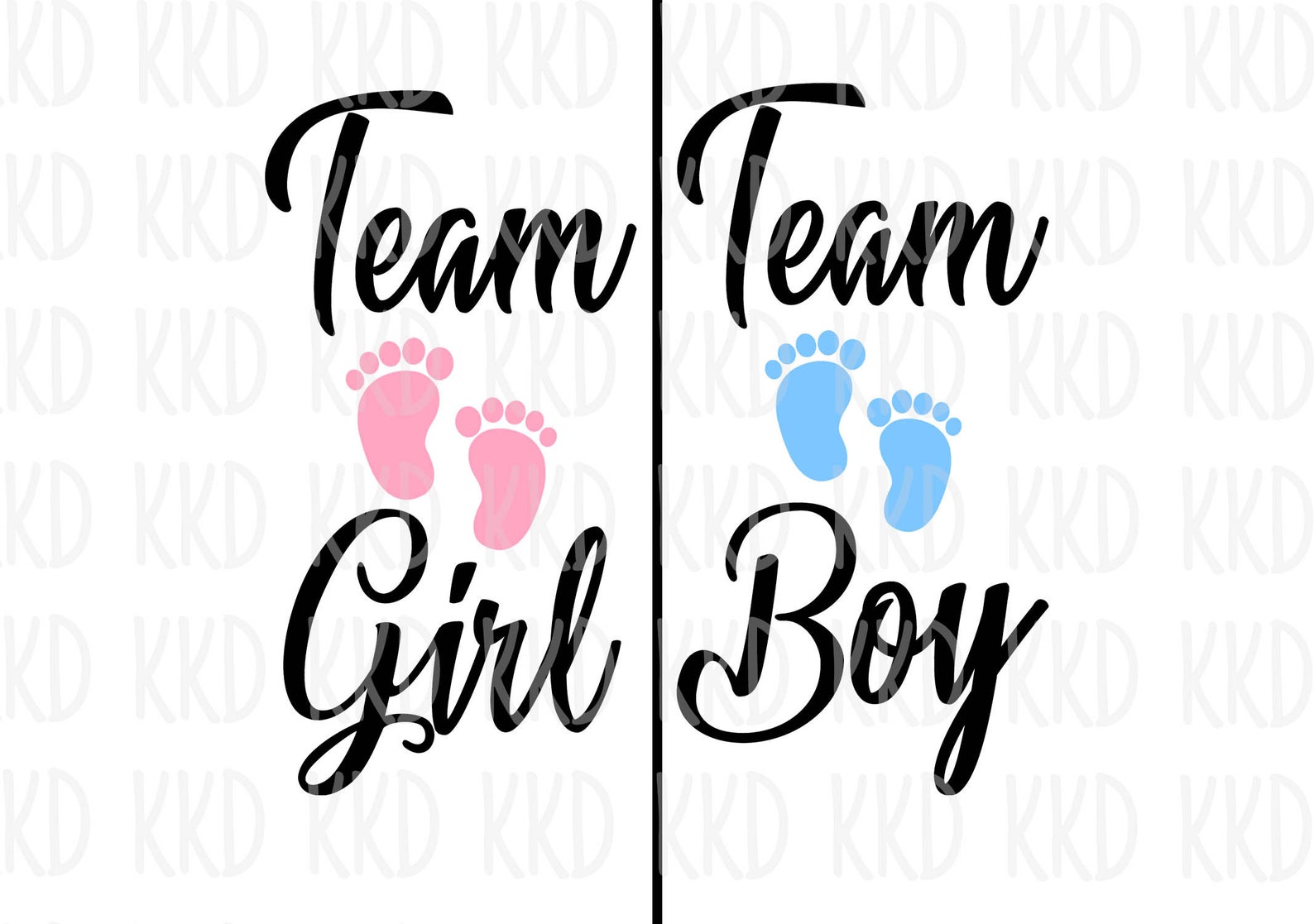 Team Boy SVG Team Girl SVG Gender Reveal SVG Gender Reveal - Etsy