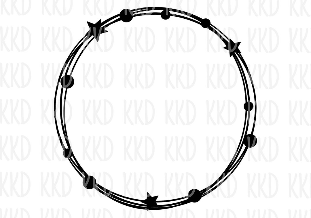 Circle Frame SVG, Eclipse Frame SVG, Cricut Silhouette Cameo Cut Files ...