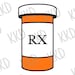 RX SVG Pharmacy SVG Prescription Svg Pill Bottle Svg | Etsy