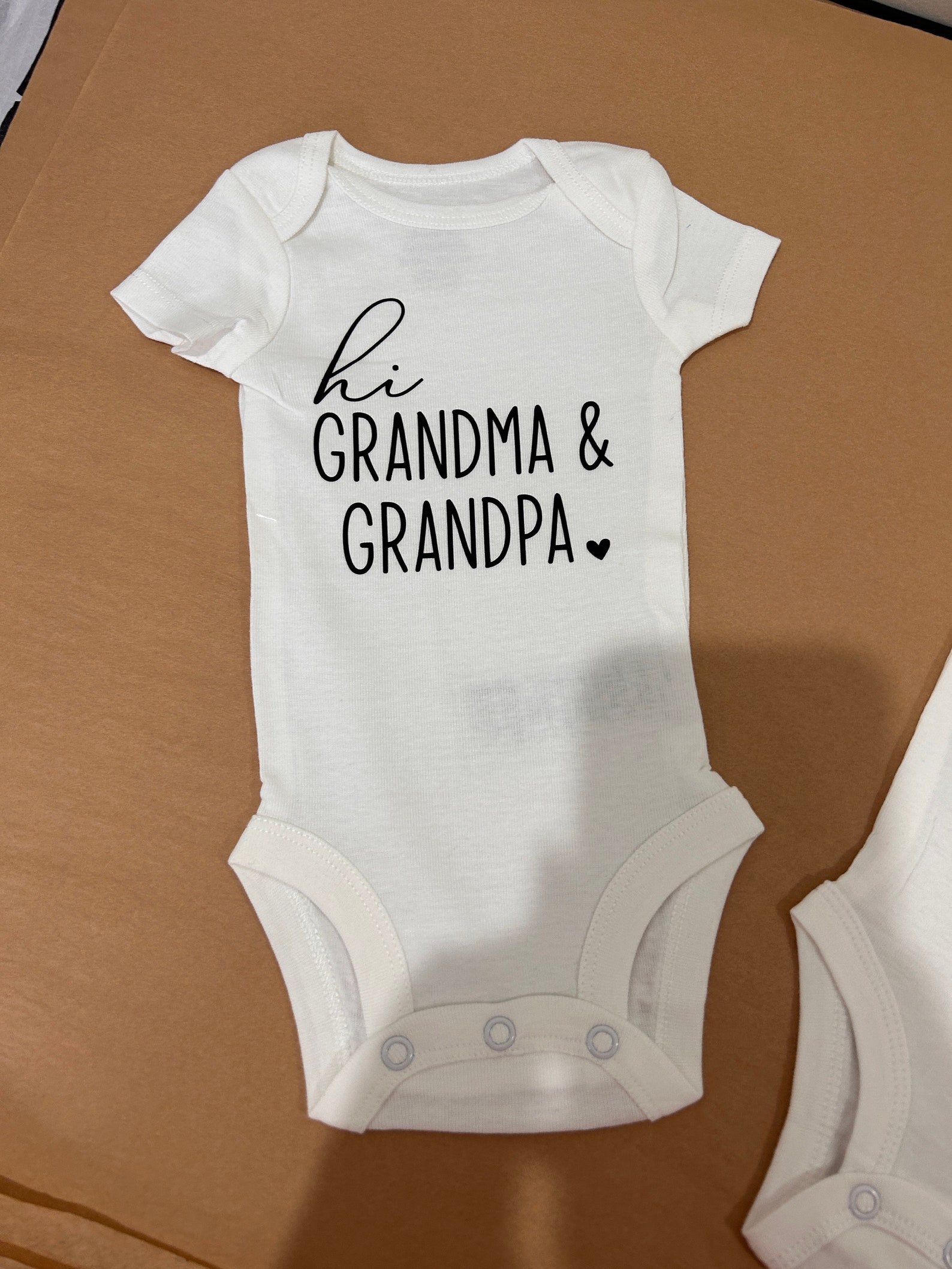 Hi Grandma and Grandpa SVG: Pregnancy Announcement (digital Download ...