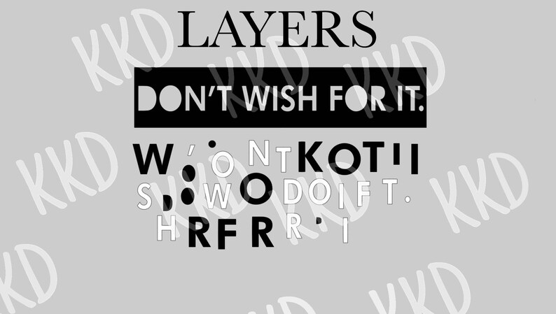 Don't Wish for It Work for It SVG Motivational SVG - Etsy