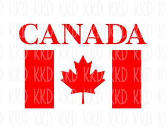 Canada Flag Svg Bundle Canadian Flag Svg Png Commercial Use - Etsy