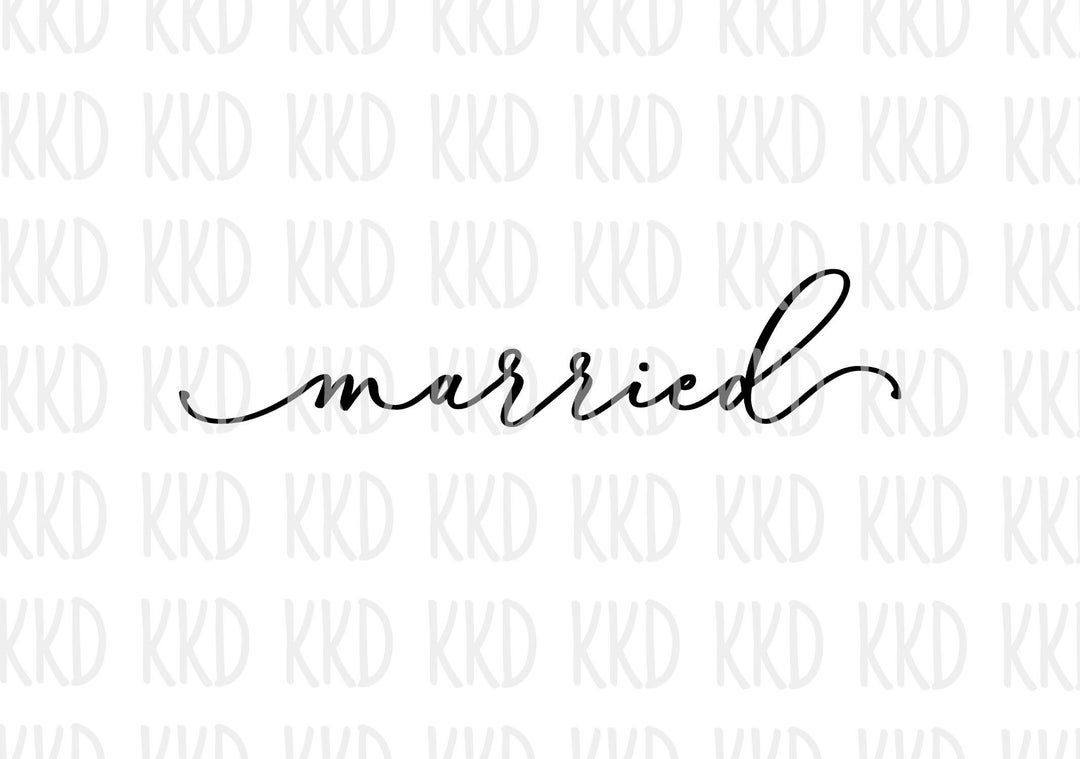 Married SVG, Just Married Svg, Wedding Svg, Newlywed Svg, Bride and ...