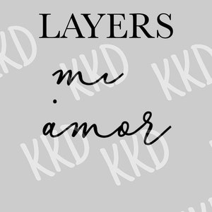 Mi Amor SVG, My Love SVG, Love SVG, Love Quote Svg, Love Clipart, Png ...