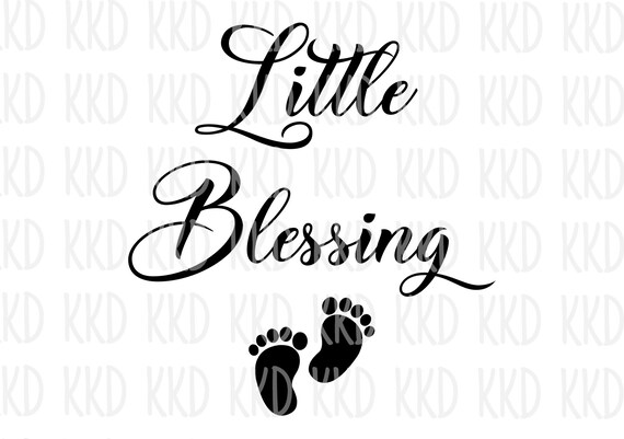 Little Blessing SVG Coming Soon SVG Pregnancy Announcement | Etsy