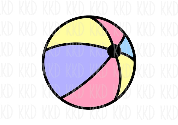 Beach Ball SVG Ball SVG Ball Clipart Ball Png Cricut | Etsy