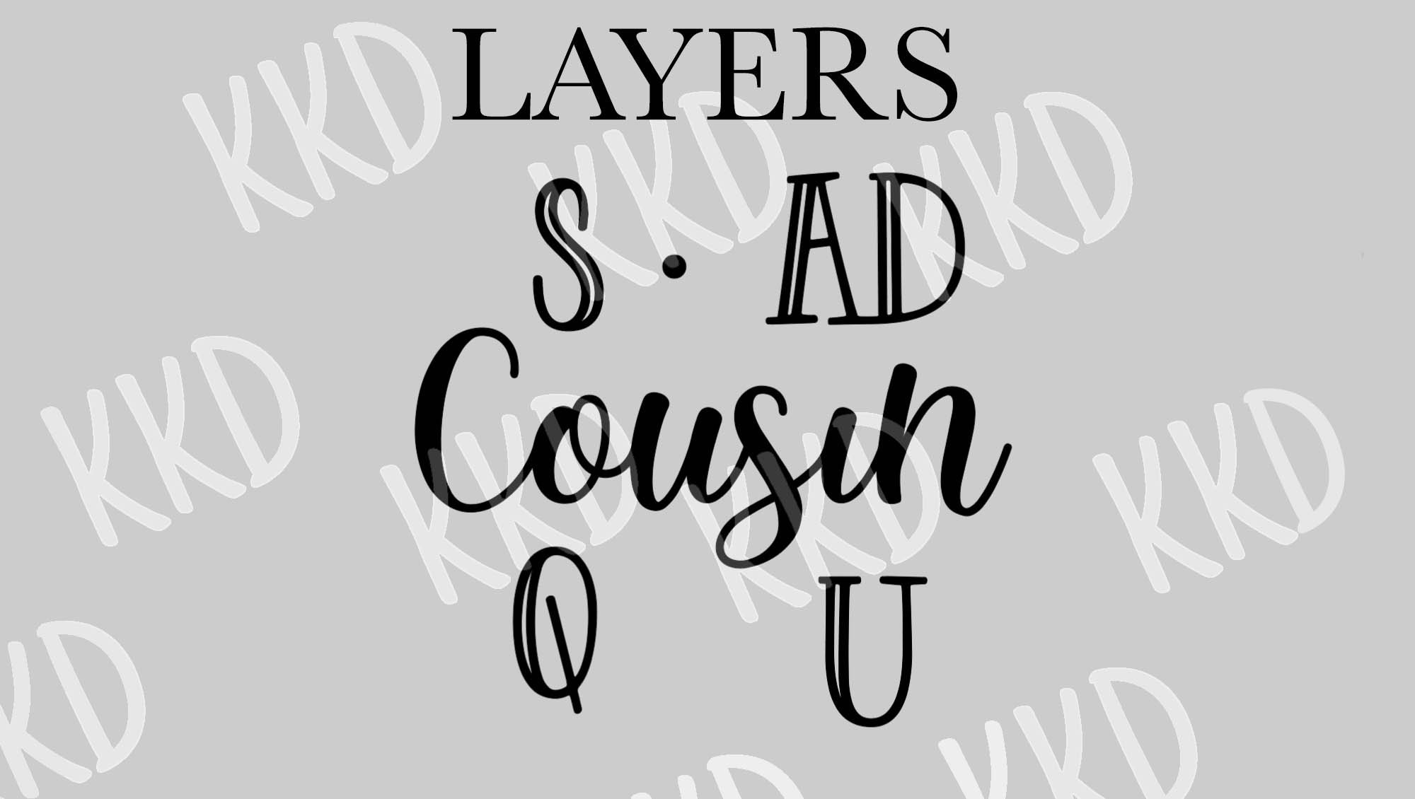 Cousin Squad SVG Cousin SVG Cousin Sign New Baby SVG - Etsy
