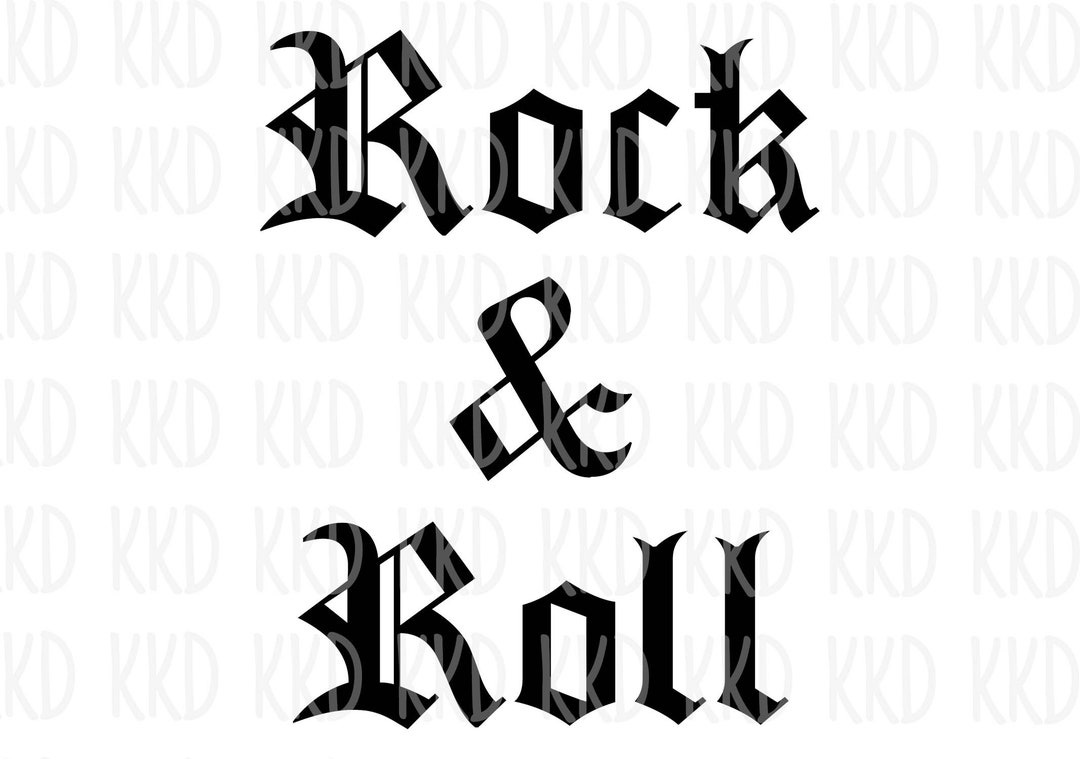 Rock and Roll SVG, Rock and Roll Quote, Rock and Roll Shirt Design, HTV ...