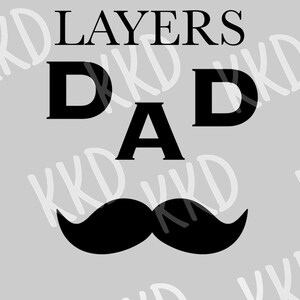 Dad Moustache SVG, Dad With Mustache Svg, Father's Day Svg, Dad Sign ...
