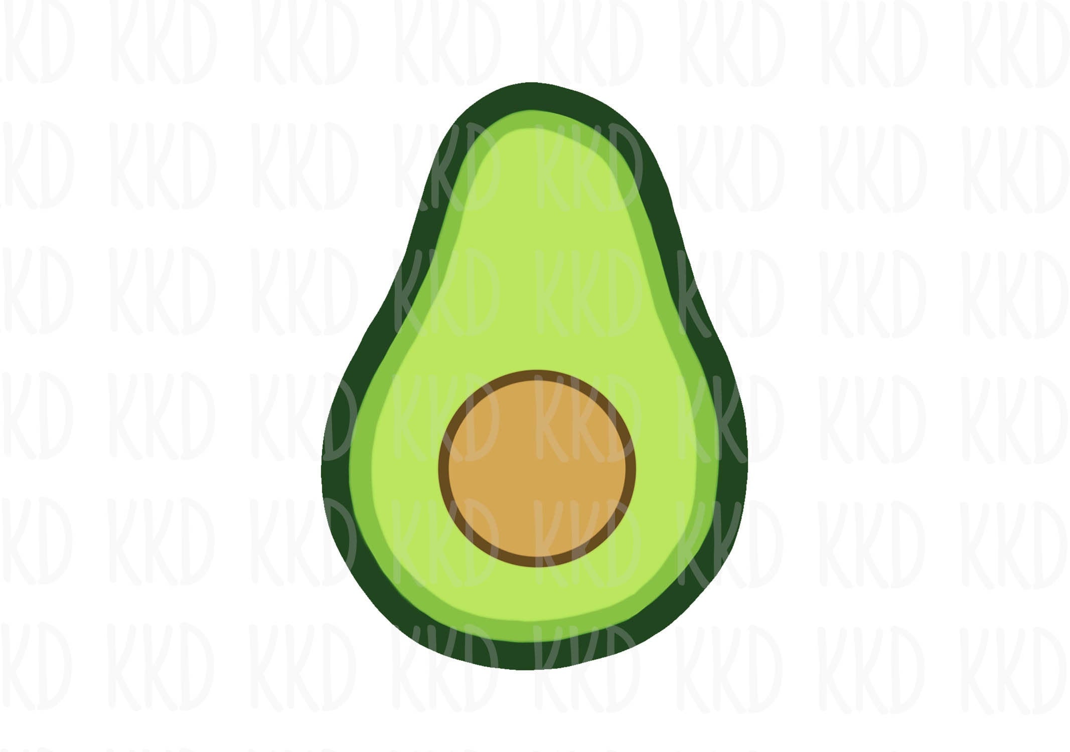 Avocado SVG Avocado Clipart Avocado Cut Datei Silhouette | Etsy