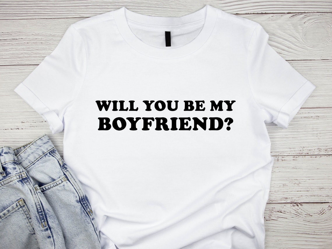 Romantic Quote SVG Will You Be My Boyfriend: Cricut Silhouette Cut File ...