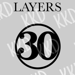 30 SVG, 30 Sign, 30th Birthday SVG, 30th Birthday Cake Topper SVG ...