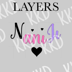 Nani Ji SVG, Nani Ji Quote, Cricut Silhouette Cameo Cut Files, Digital ...
