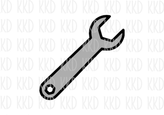 Wrench SVG Tools SVG Cut Files for Cricut and Silhouette - Etsy Finland