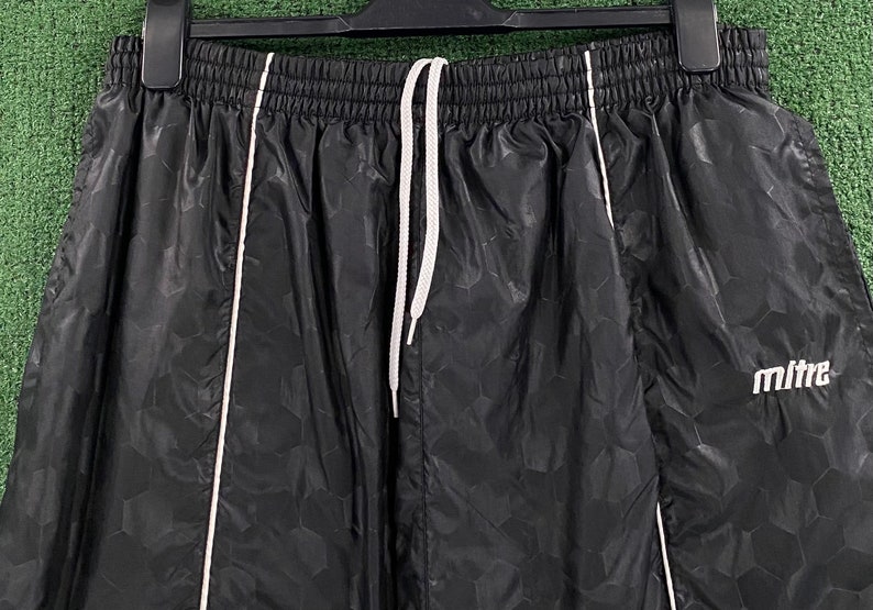 VTG 90s Mitre Soccer Ball All Over Print Lined Windbreaker Track Pants Mens XL - Etsy