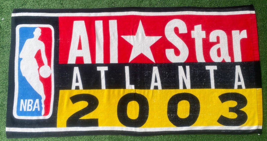 Vintage 2003 Atlanta NBA All Star Game Basketball Beach Towel - Etsy