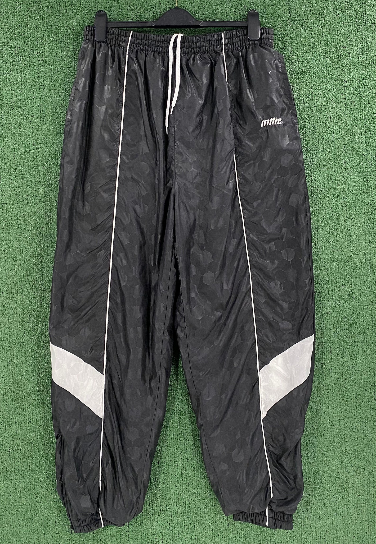 VTG 90s Mitre Soccer Ball All Over Print Lined Windbreaker Track Pants Mens XL - Etsy