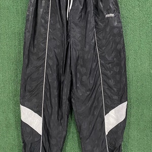 VTG 90s Mitre Soccer Ball All Over Print Lined Windbreaker Track Pants ...