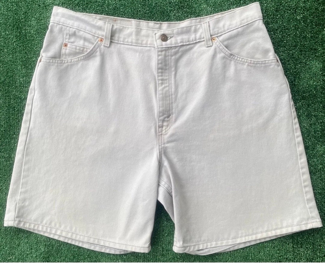 VTG 90s Levis 950 Relaxed Fit Denim Short Jorts Womens 37 Waist USA ...
