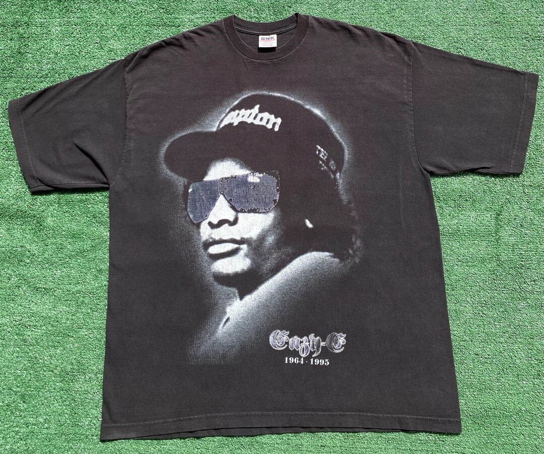 Vintage 90’s Eazy E NWA Memorial Large Graphic Rap T-shirt Men’s Size ...