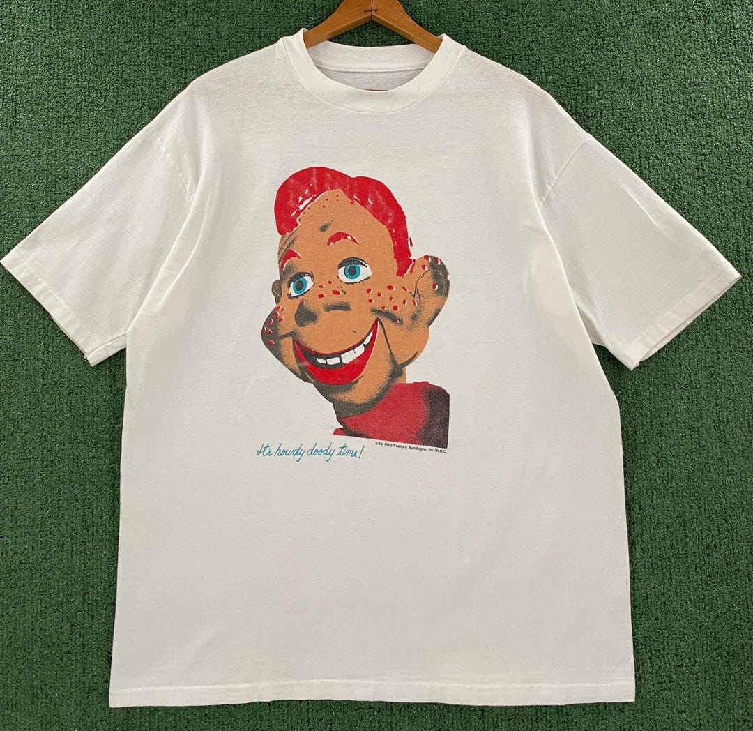 VTG 80’s Howdy Doody NBC Television Promo Single Stitch T-shirt Men’s ...