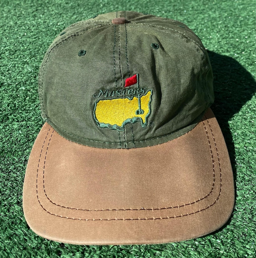 Vintage 90’s Masters Golf Hat American Needle Canvas Strap Back Hat USA ...