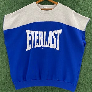 VTG 90s Everlast Muscle Gym Bodybuilder Sleeveless Sweatshirt Mens XL ...