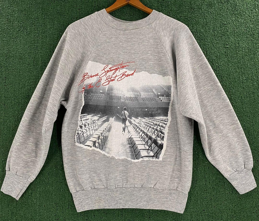 VTG 1987 Bruce Springsteen & the E Street Band Raglan Sweatshirt Women ...