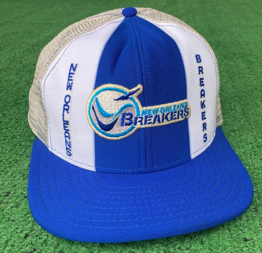 Vintage 80’s New Orleans Breakers USFL Embroidered Snapback Hat Sz ...