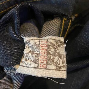 VTG 60s LEE Riders Sanforized Leather Label Jeans Mens SZ 27x 30 Union ...