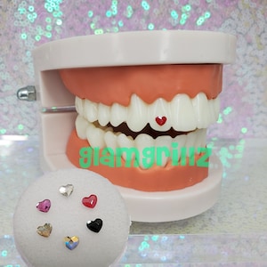 Tooth Gem Hearts - Etsy