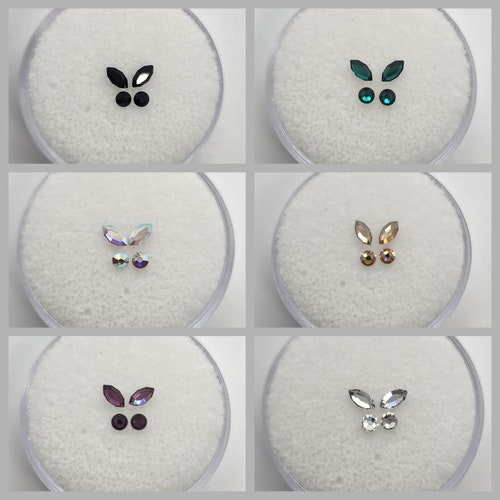 Butterfly Tooth Gems Swarovski | Etsy