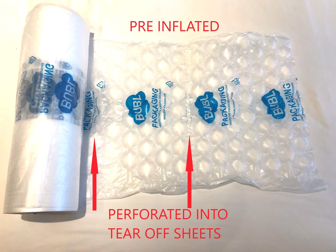 Extra Large Bubble Wrap Pre Inflated Air Cushion Roll Packaging Void ...