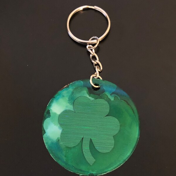 Shamrock Keychain - Etsy