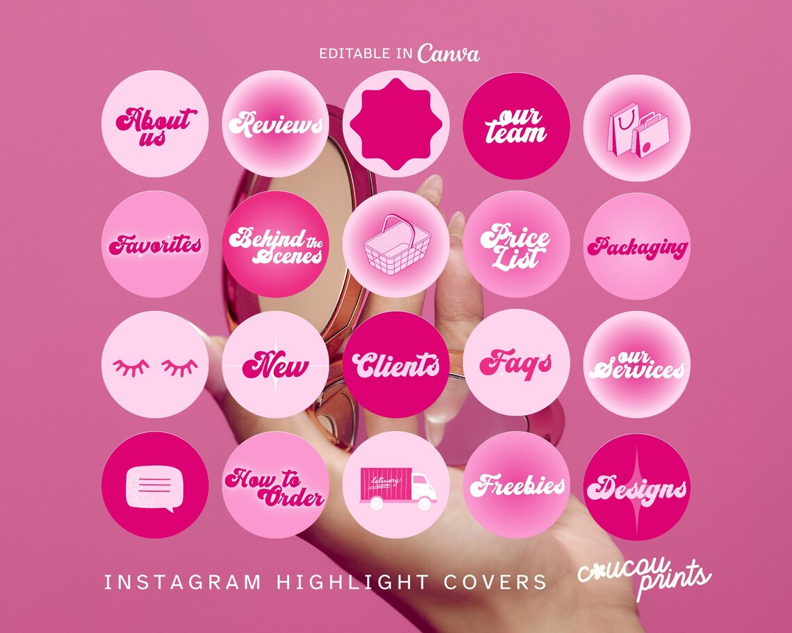Instagram Highlight Covers, Insta Highlight Cover for Beauty Hair ...