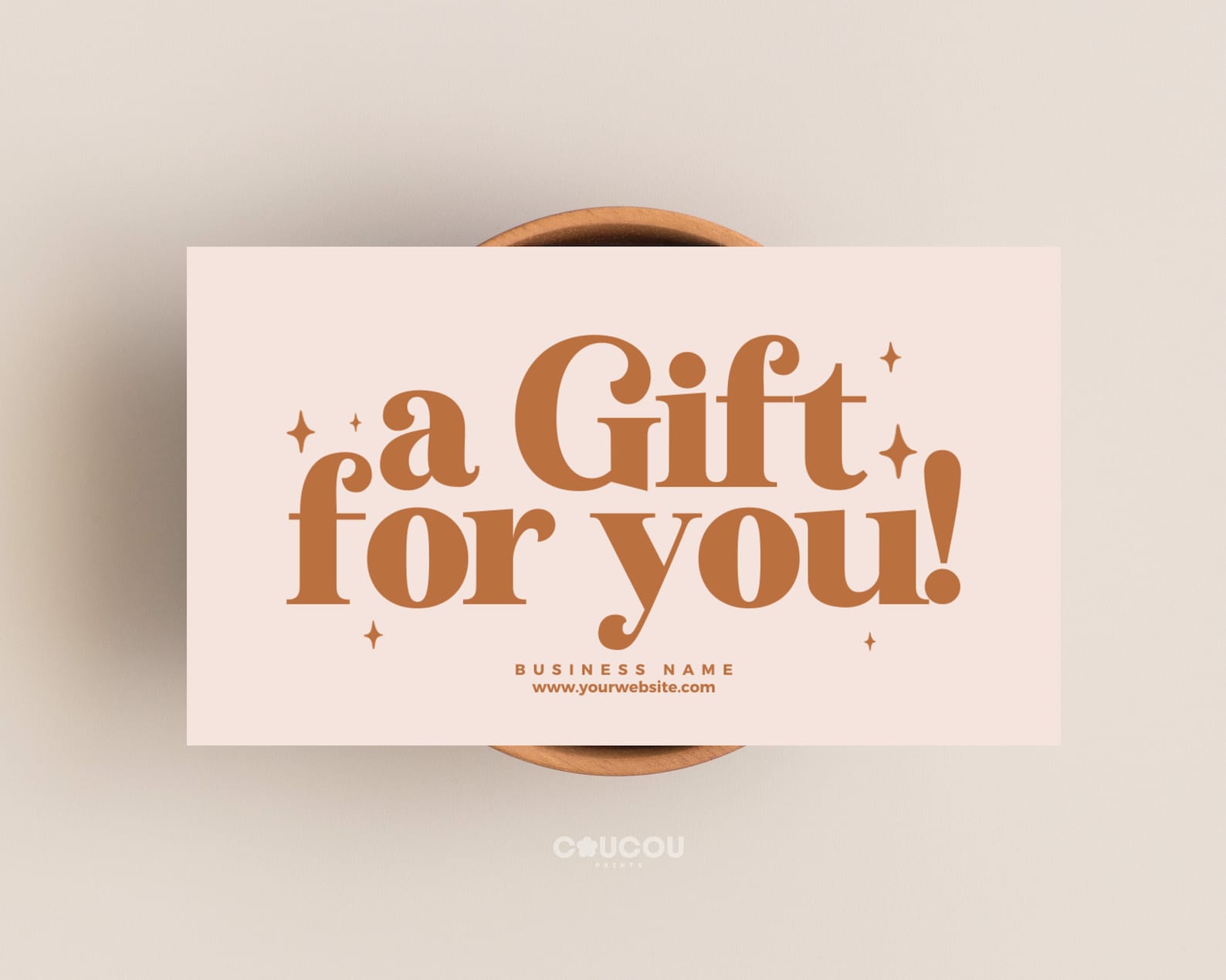 Editable Coupon Card Canva Template, Printable Business Promo Card ...