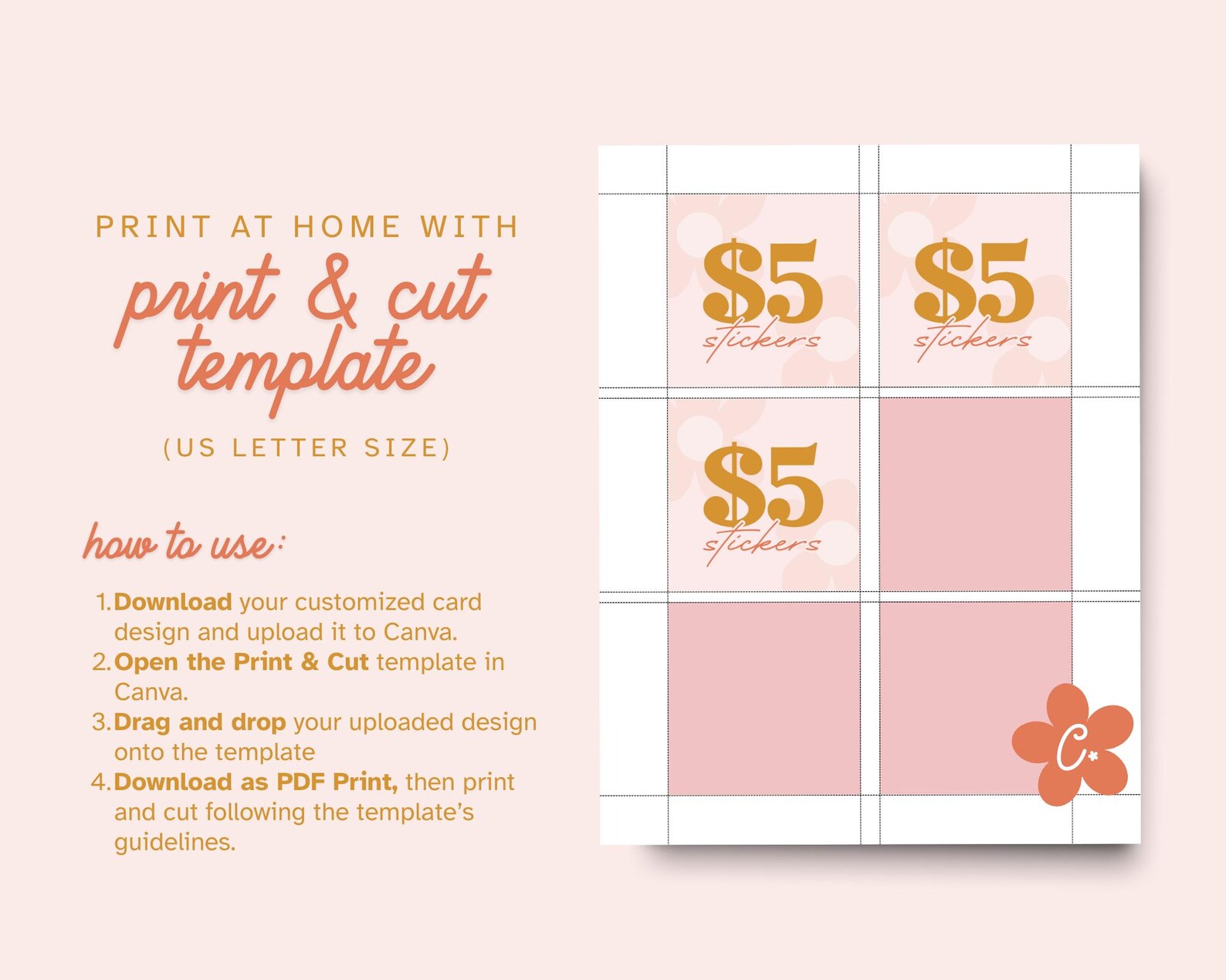 Editable Price Display Cards Canva Template, Printable Boho Pop-up Shop ...
