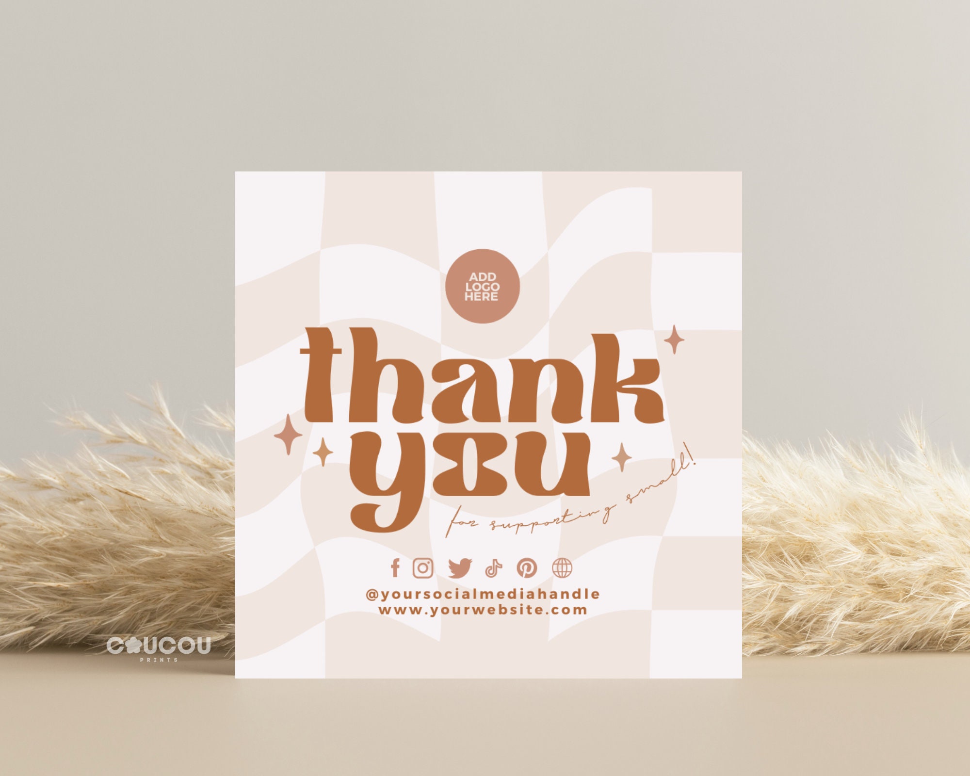 Retro Snap and Share Card Template, Editable Social Media Card, DIY ...