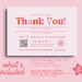 Retro Business Thank You Card Template, Editable Thanks for Your ...